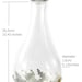 Pewter and Glass Acorn Bottle. Elegant Carafe of Great Importance ...