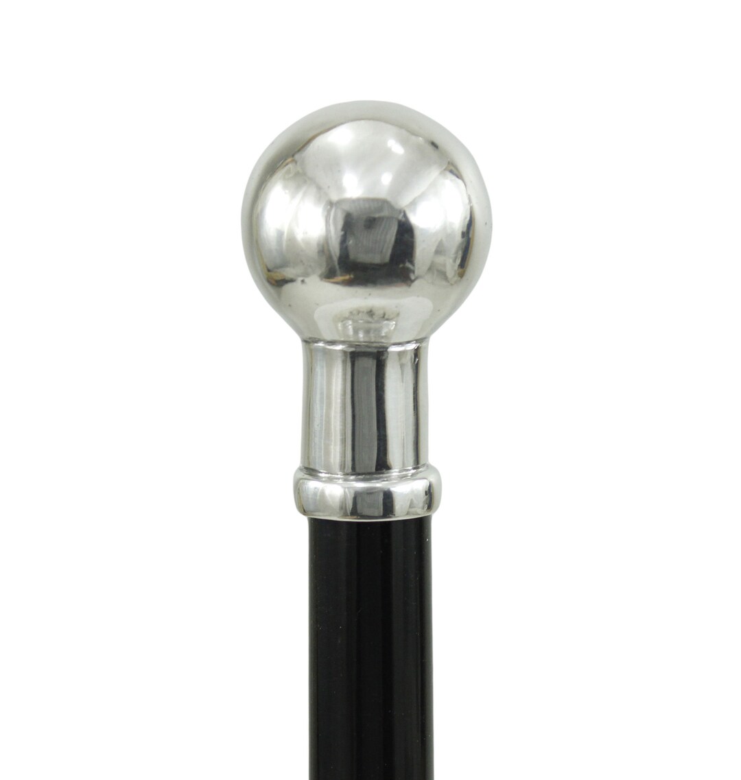 CAVAGNINI -walking Cane Wooden Pewter Custom - Gift Grandparents Handle ...