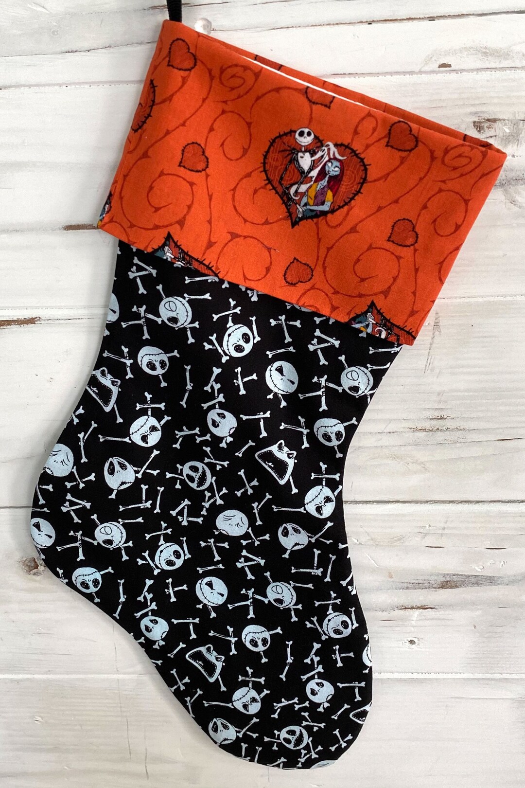 Nightmare Before Christmas, Sally and Jack; Christmas Stocking - Etsy