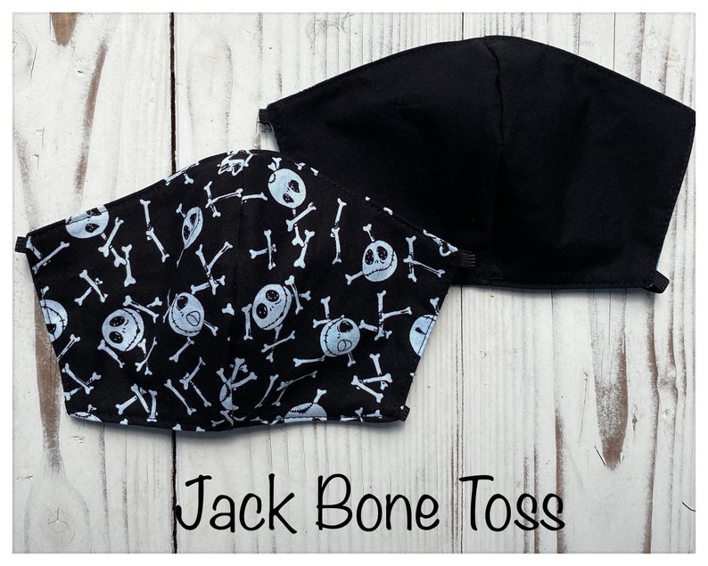 Nightmare Before Christmas Face Mask Adult & Kids Reversible | Etsy