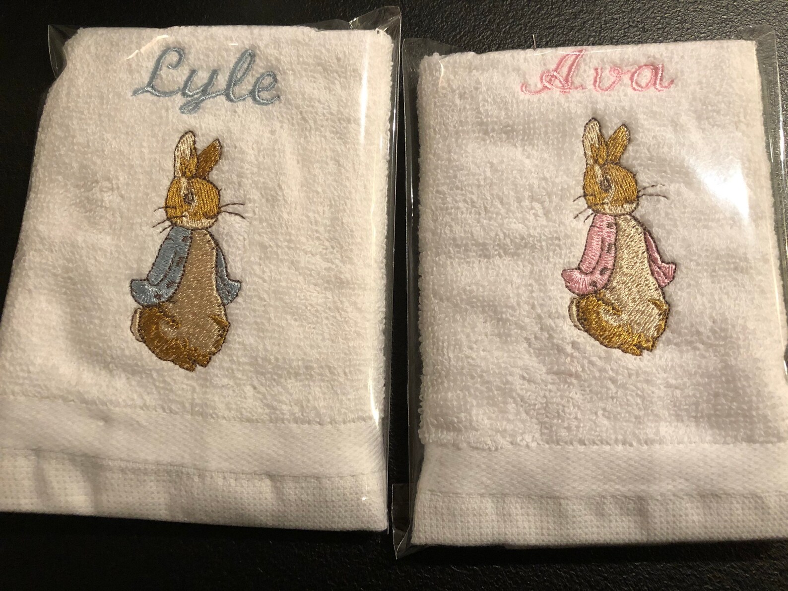 Peter Rabbit Bath Towel Gift Set Beatrix Potter/ Personalised Towel Set ...