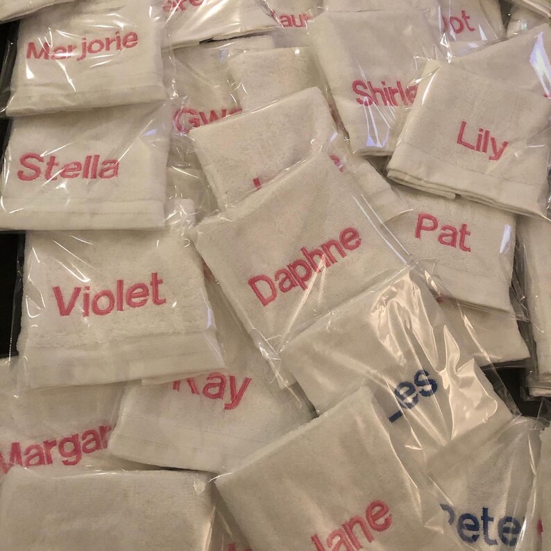 Personalised Face Cloth Name/wedding Role/nick Name/crude - Etsy