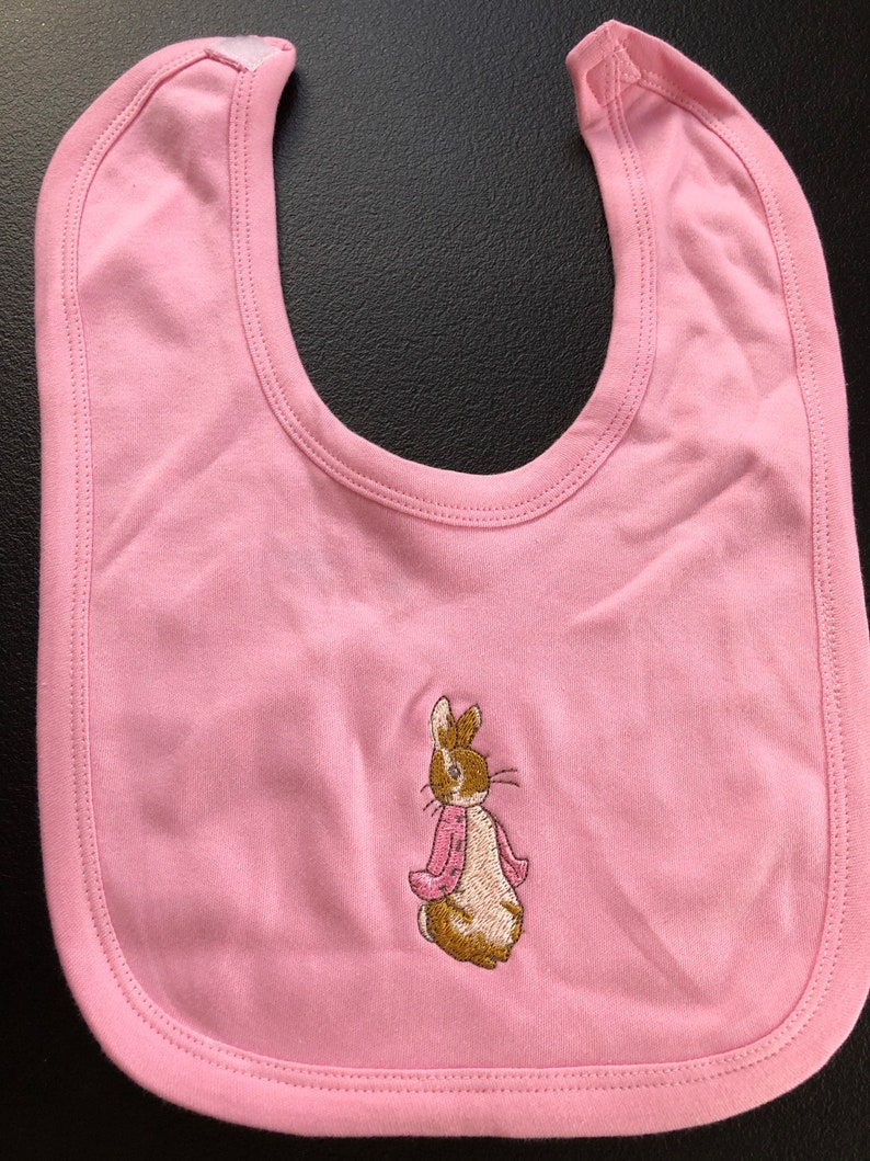 Peter Rabbit Baby Bib Personalised - Etsy UK