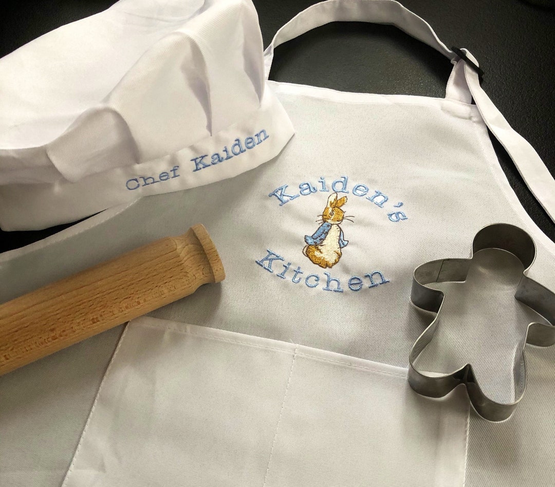 Peter Rabbit Kitchen Set Childrens Apron & Hat Set - Etsy UK