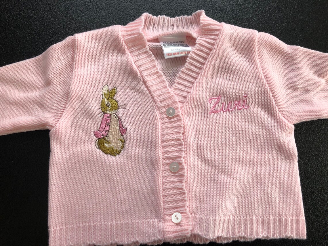 Peter Rabbit Cardigan/ Flopsy Rabbit /Newborn Cardigan/ New | Etsy
