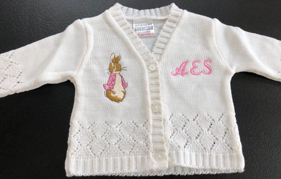 Peter Rabbit Cardigan/ Flopsy Rabbit /newborn Cardigan/ New Baby ...