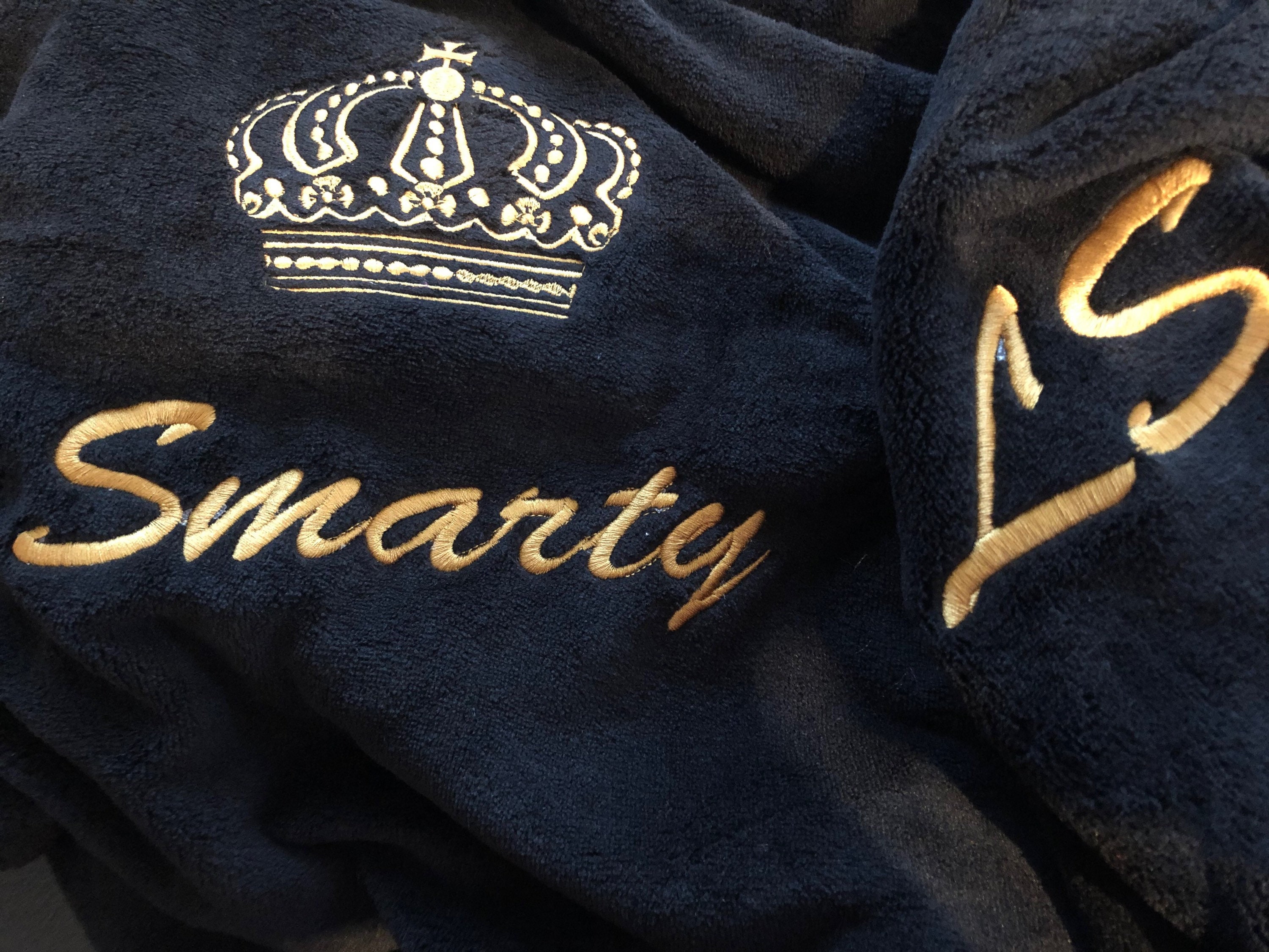 Personalised Mens Dressing Gown/ Dad Dressing Gown/ Fathers Day Present ...