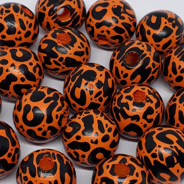 Leopard Print Beads - Etsy