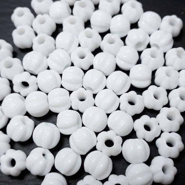 White Beads - Etsy