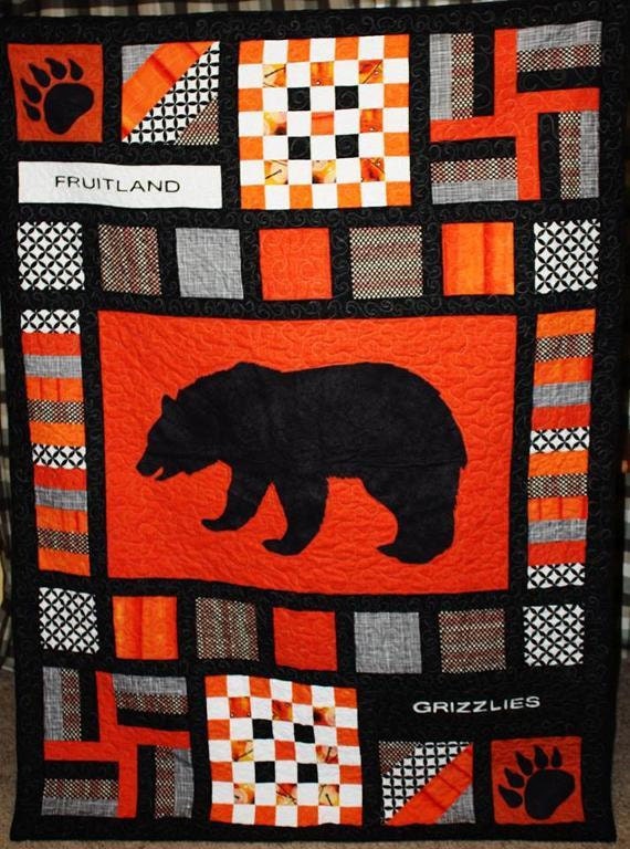 Team Spirit - Team Qult - Applique Tutorial - Sports Quilt - Applique ...