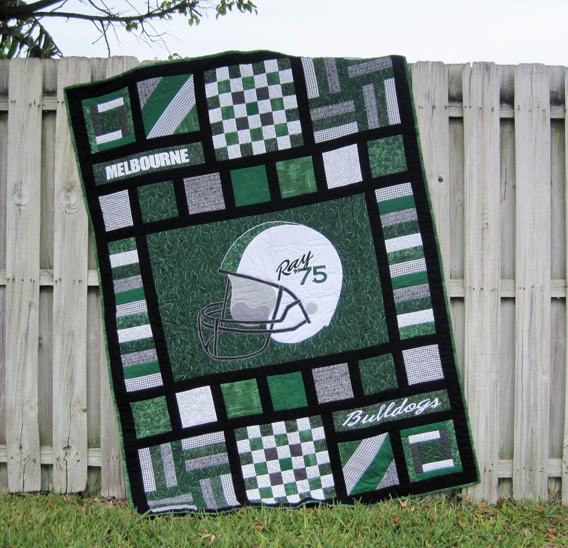 Team Spirit - Team Qult - Applique Tutorial - Sports Quilt - Applique ...