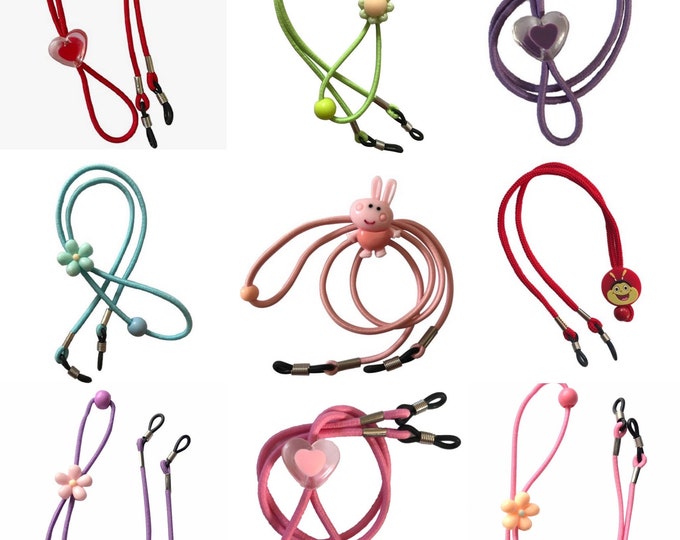 2 Pairs Blue Stay Puts Ear Lock for Kids Glasses or Adult Glasses to ...