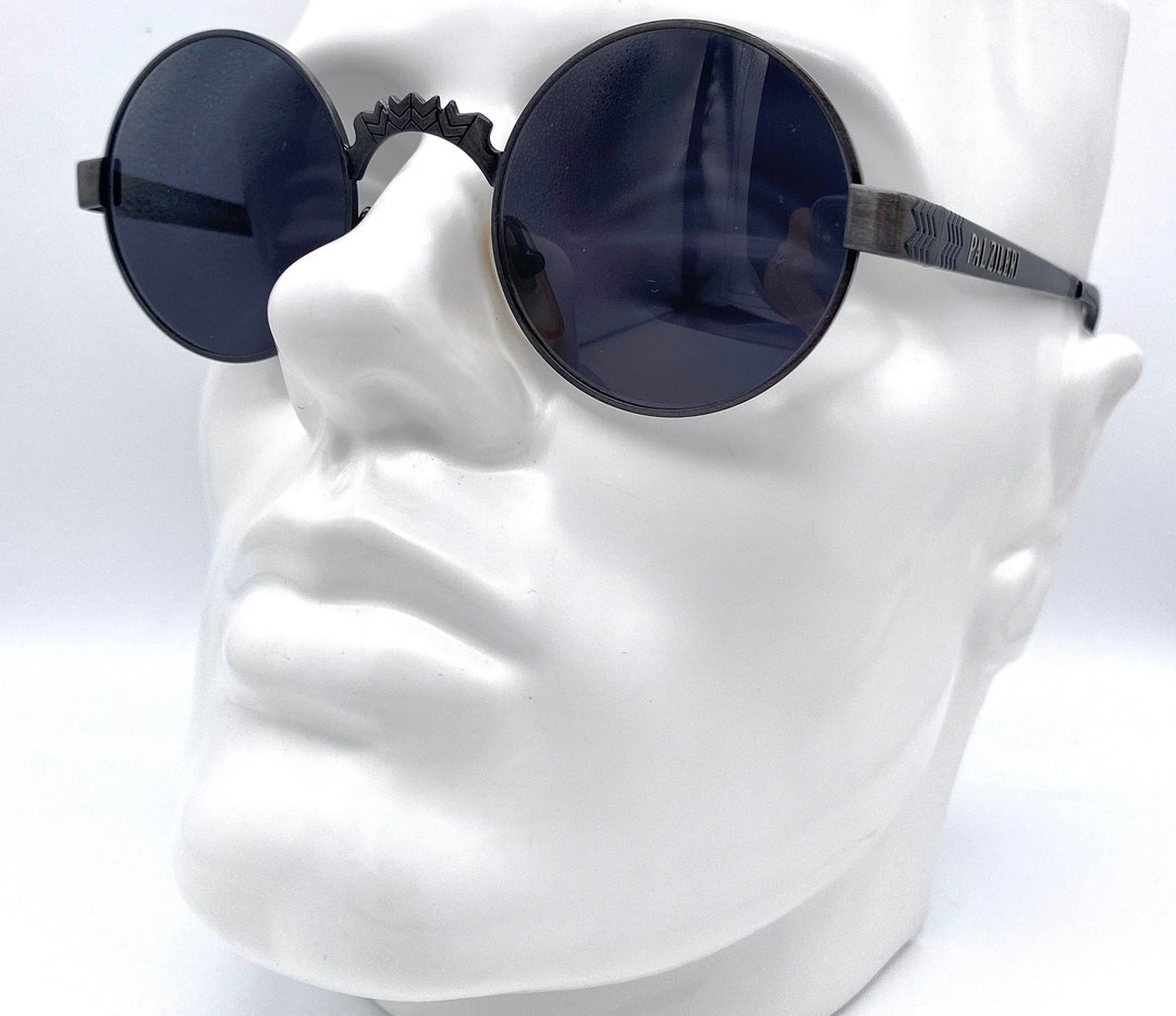PAL ZILERI Mod. PAL 30 Round Vintage Sunglasses Made in Italy 90S Nos ...