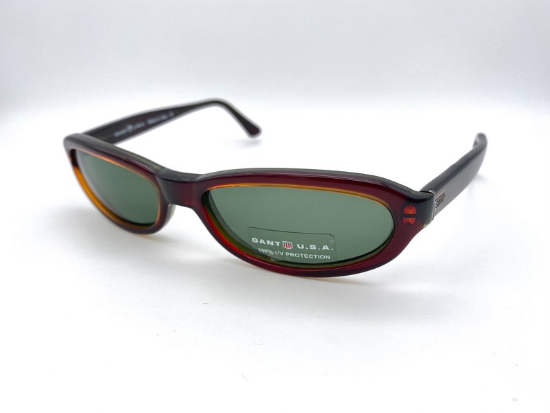 GANT Mod. G 122 Vintage Rectangular Sunglasses Made in Italy 90'S - Etsy