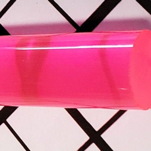 1 Diameter Clear PINK Fluorescent Translucent Acrylic - Etsy