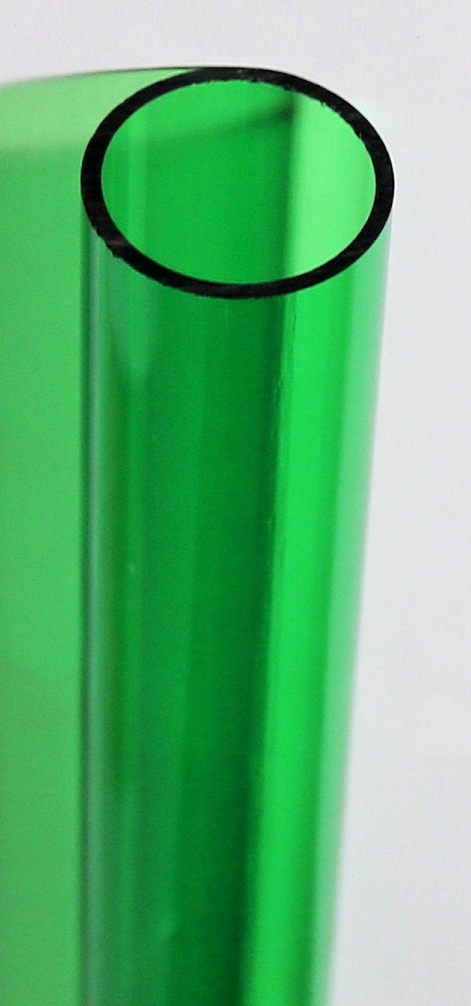 1 Piece 2 OD X 1 3/4 ID Clear Green Translucent Acrylic - Etsy