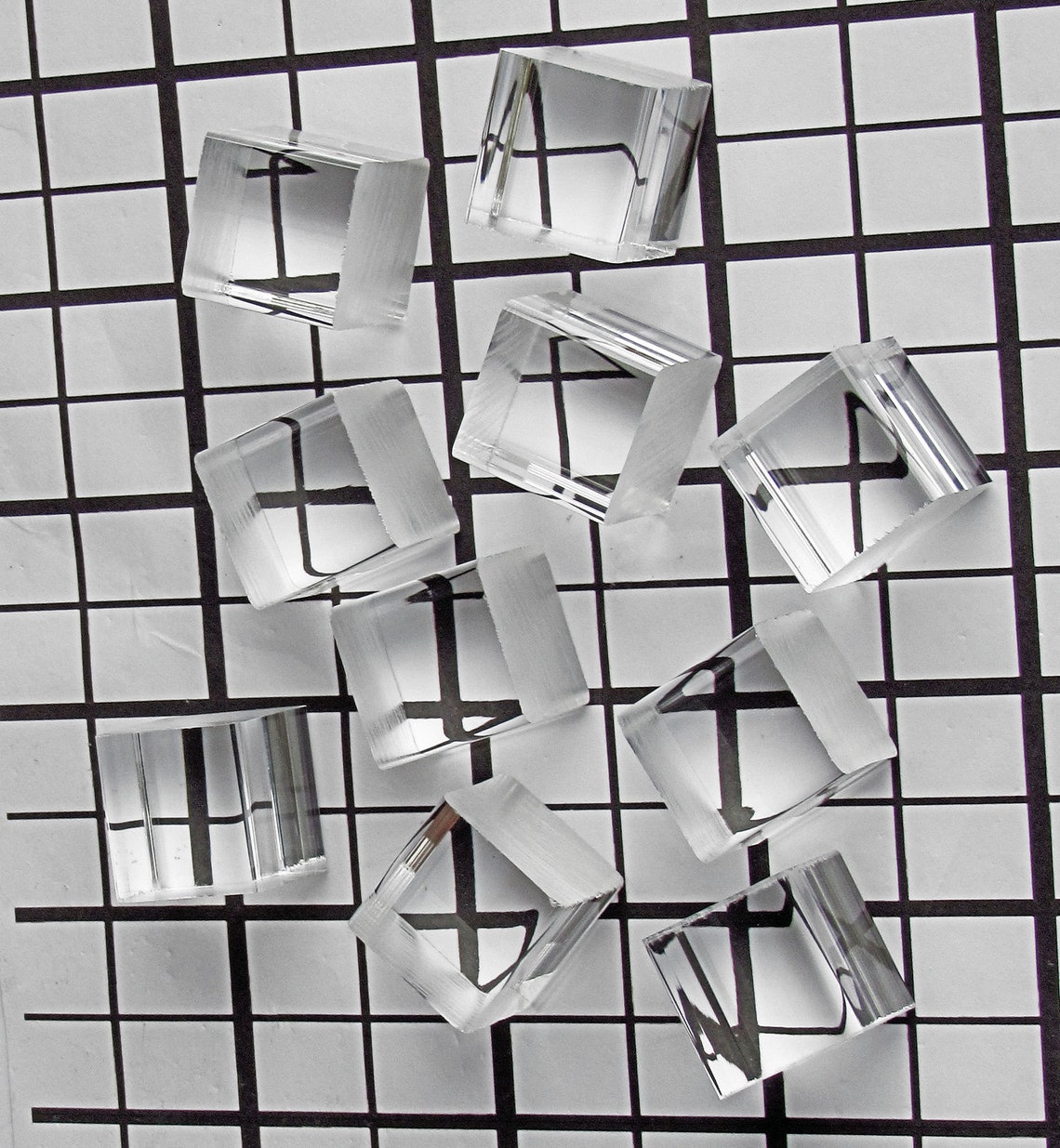 1 X 1 X 1 SQUARE Clear Acrylic Plexiglass Lucite - Etsy