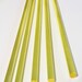 5 Lengths 1/4 Diameter Clear Translucent YELLOW Acrylic - Etsy