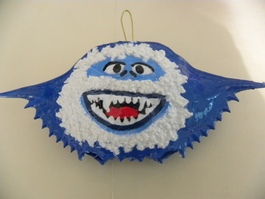Hand-painted Abominable Snowman Crab Shell Ornament - Etsy
