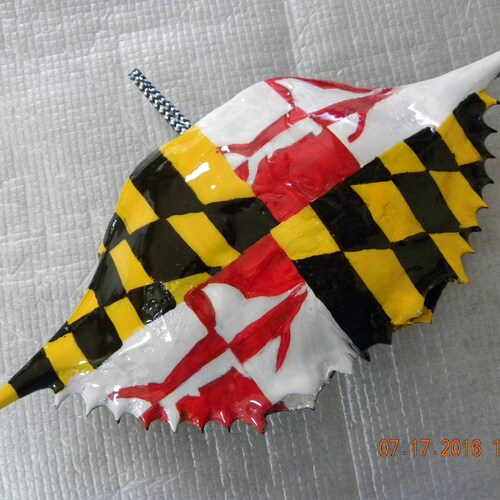 Maryland Painted Crab Shells - Etsy
