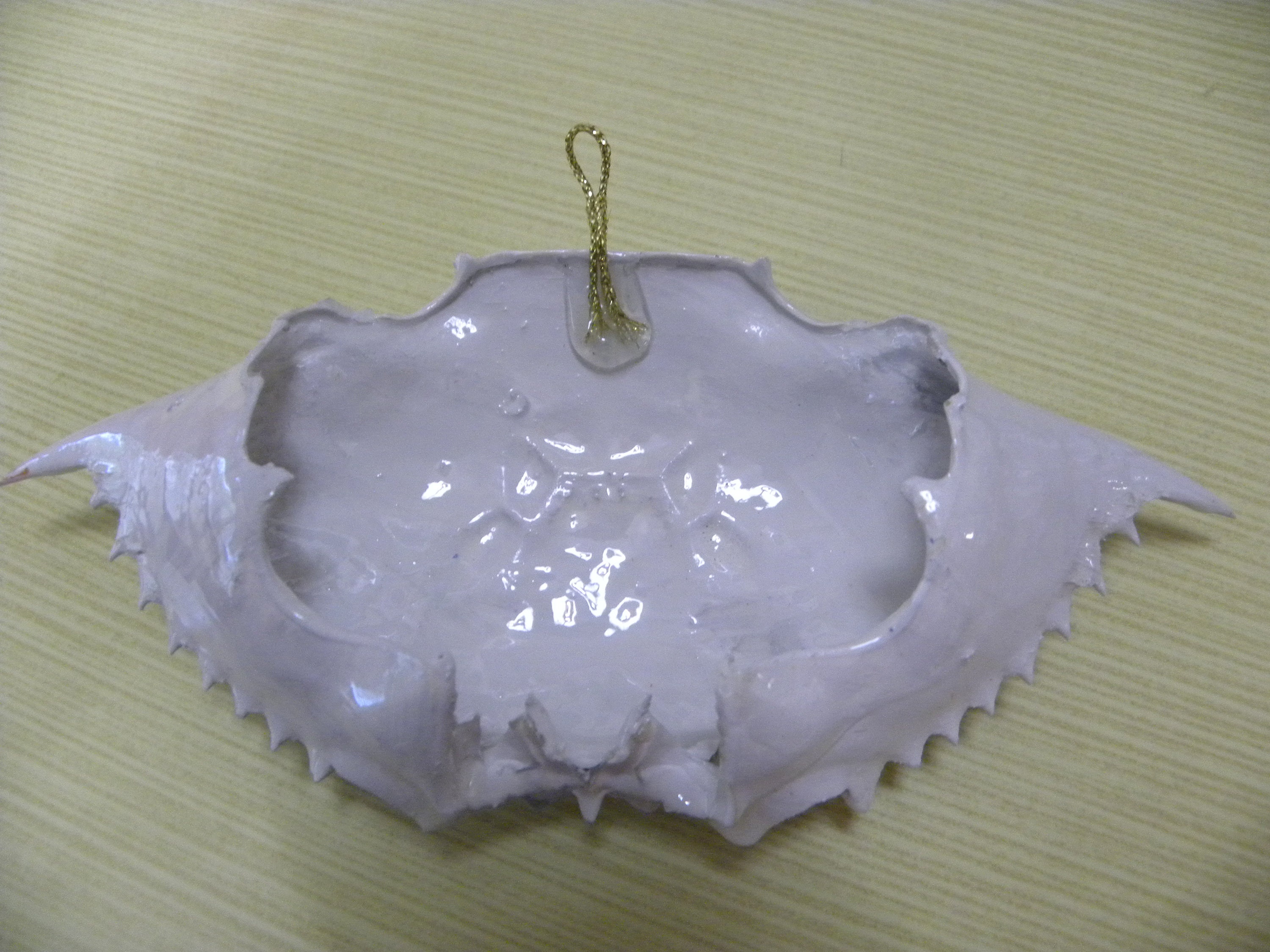 Natty Boh & Lady Utz Their Wedding Painted on Crab Shell. Packaged in a ...