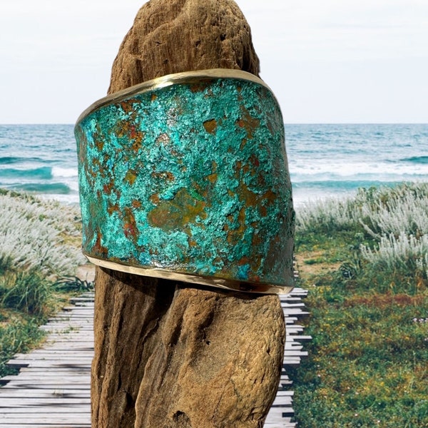 Patina Cuff - Etsy
