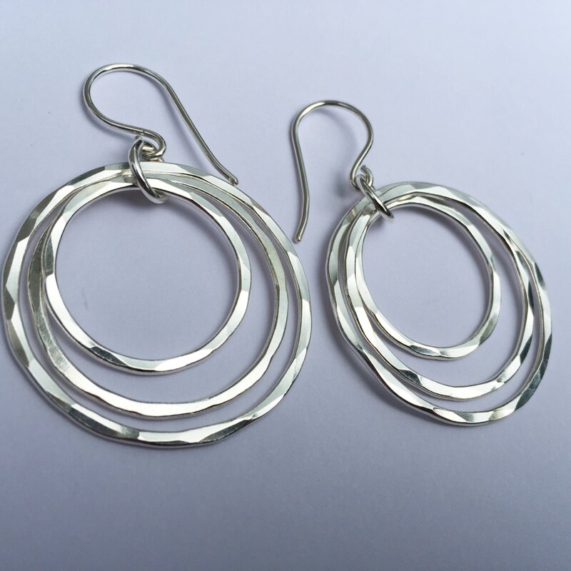 Fine Silver Earrings - Etsy