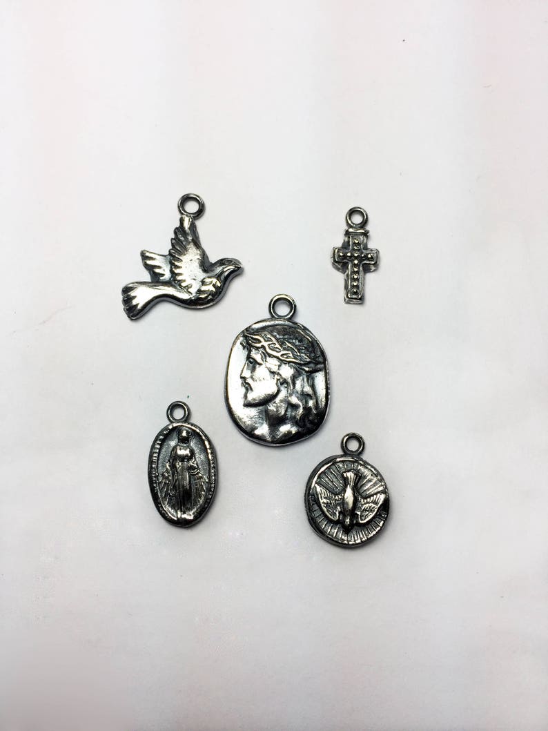 Holy Spirit Charm/ Silver Dove Charm/ Christian Charm/ Peace - Etsy 日本
