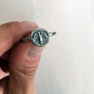 Silver Dove Ring - Etsy