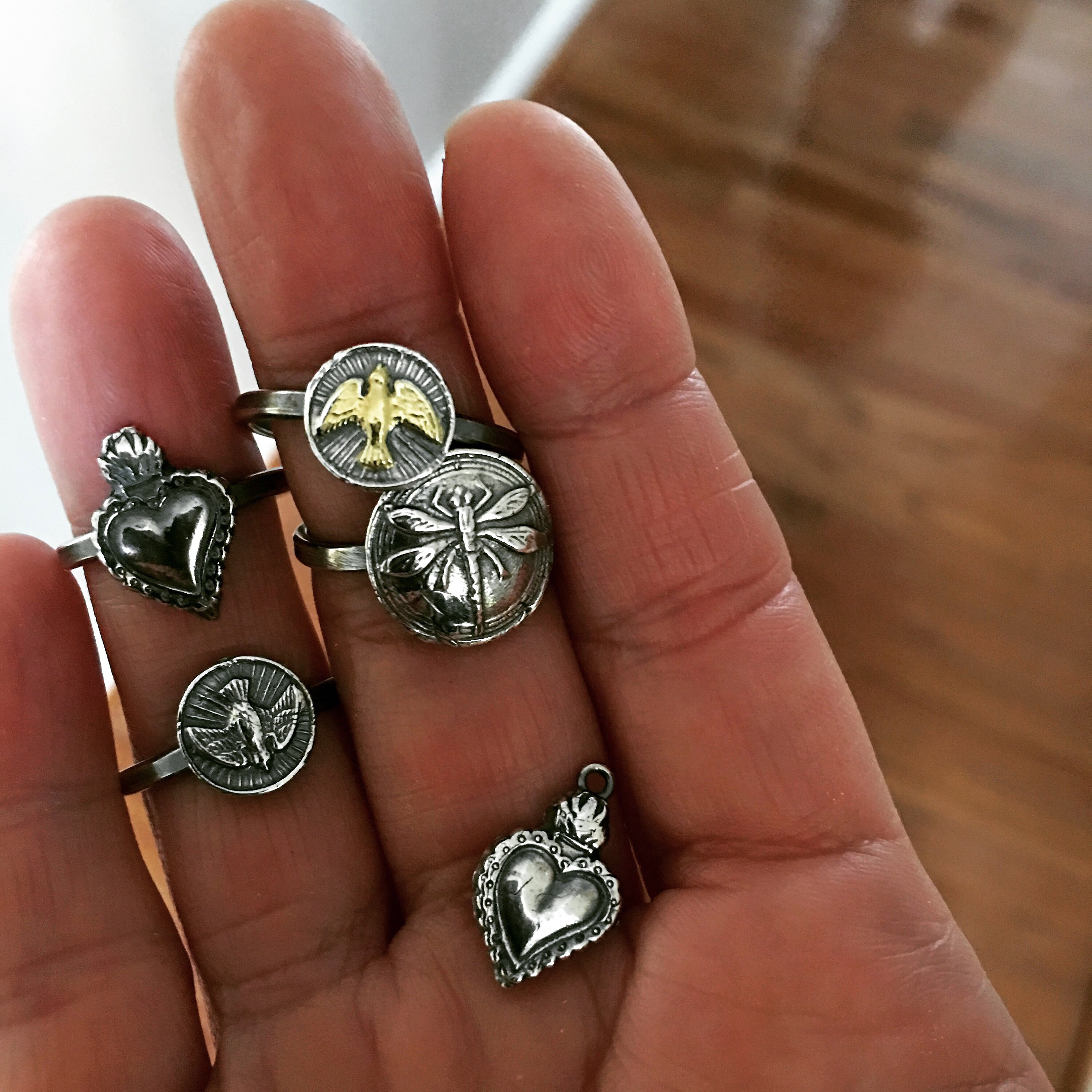 Silver Dove Ring | Etsy