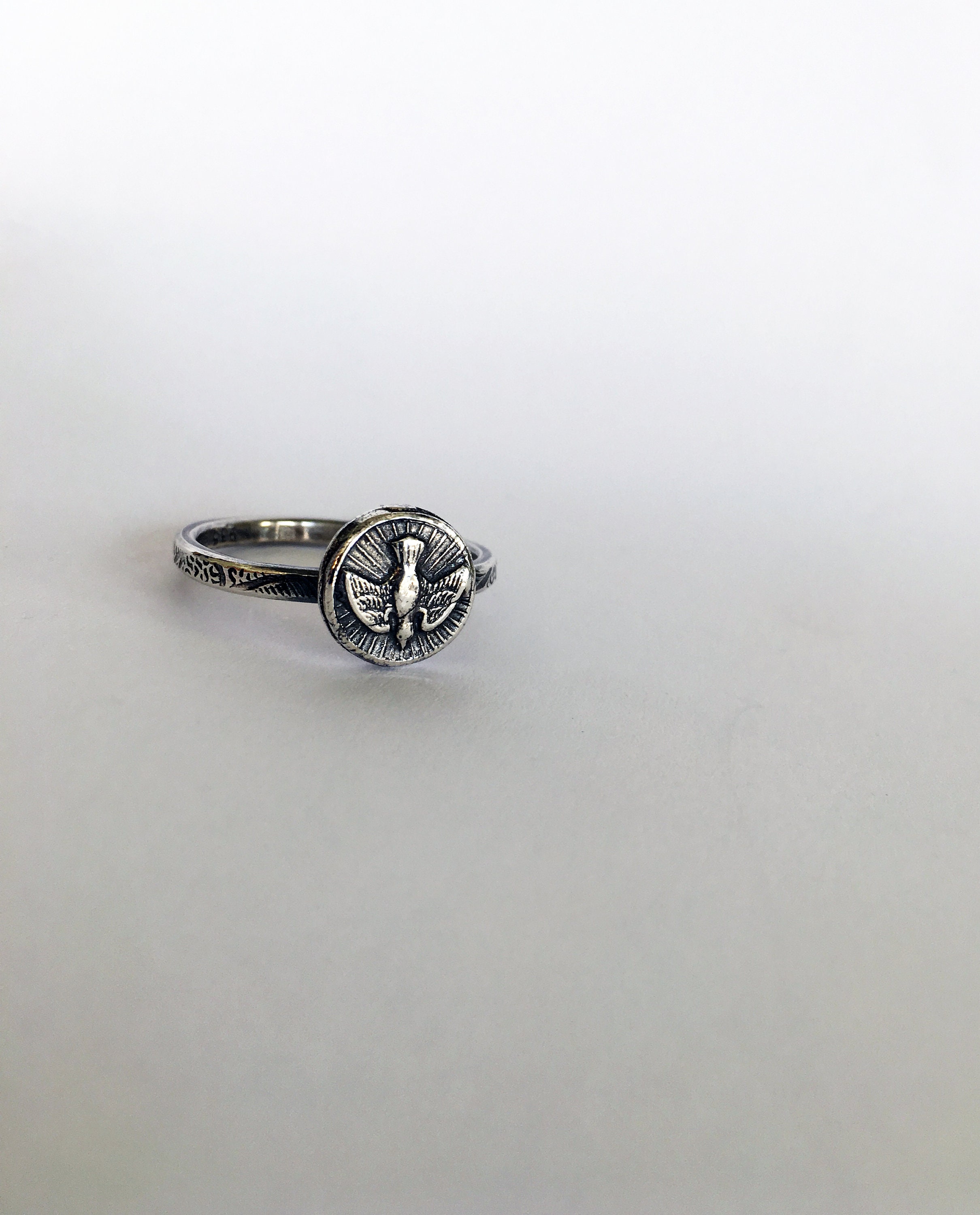 Holy Spirit Ring/ Silver Dove Ring/ Christian Ring/ Peace | Etsy