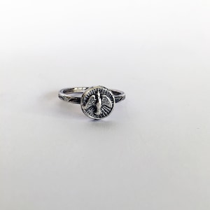 Silver Dove Ring - Etsy