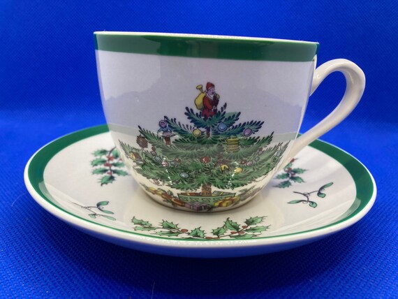 Vintage Tea Cup and Saucer by SPODE - Etsy