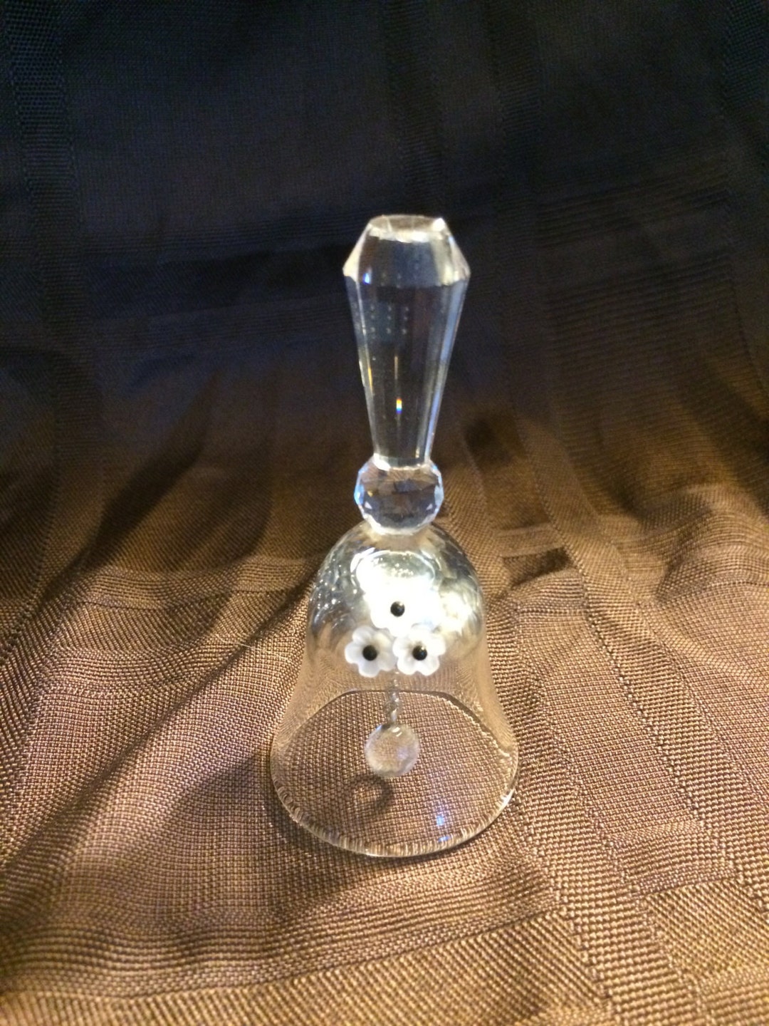 Swarovski Crystal Dinner Bell - Small With Floral Motif - Boxed by ...