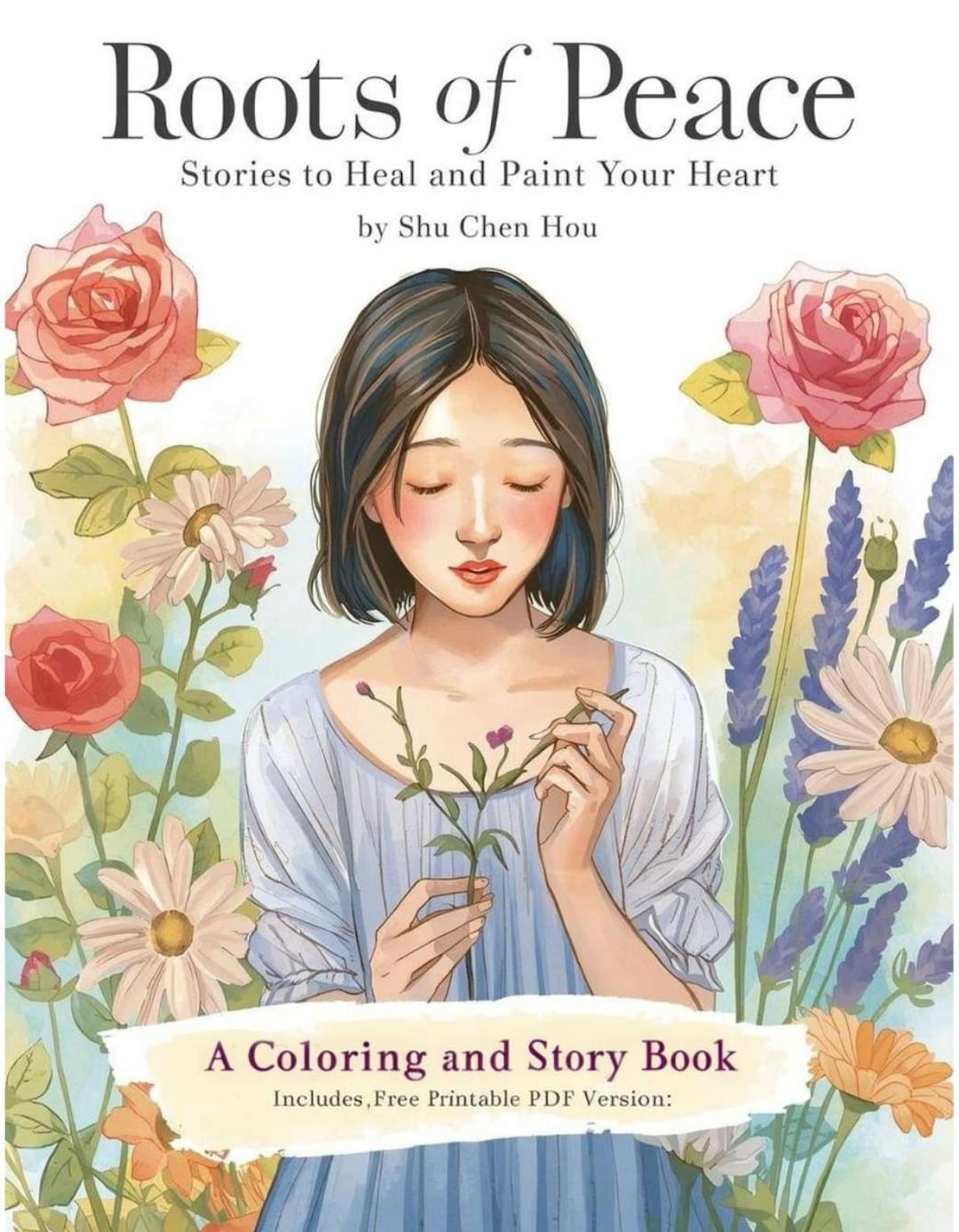 Mindfulness Coloring Story Book: Roots of Peace - Digital Download - Etsy