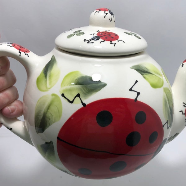 Ladybug Teapot - Etsy