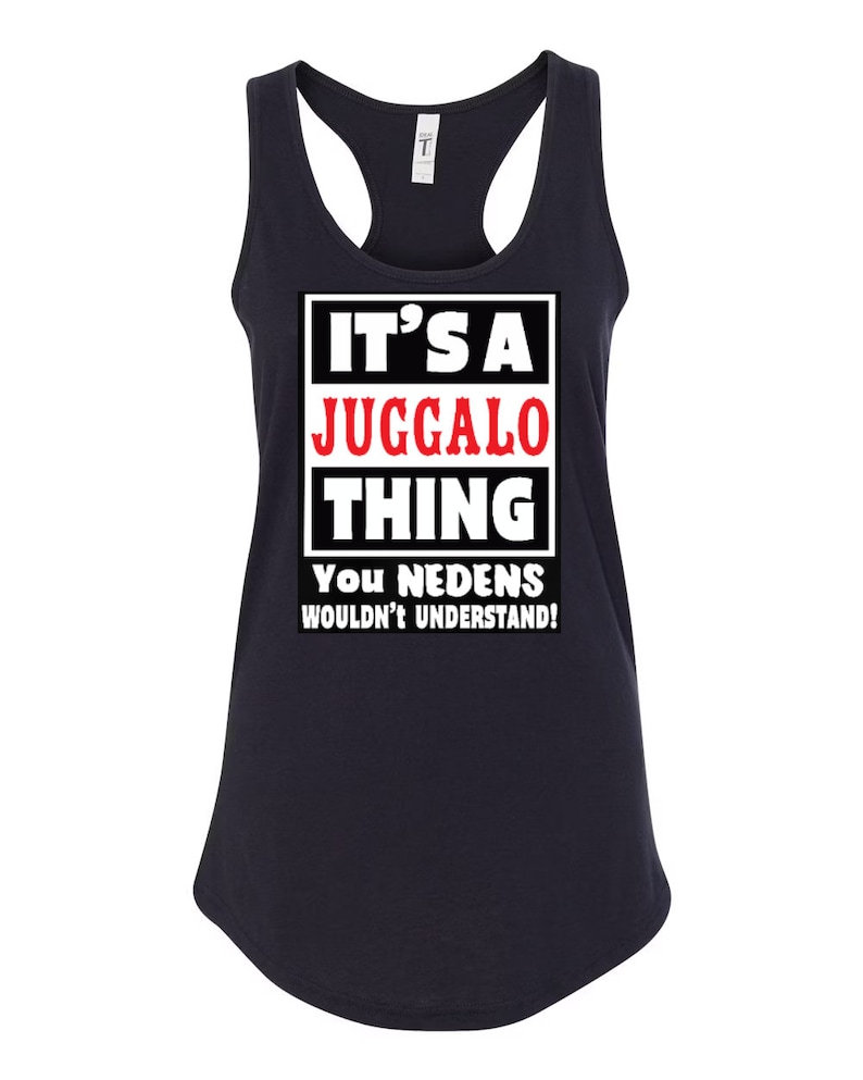 Cute It's a Juggalo Thing Racer Tank - Etsy