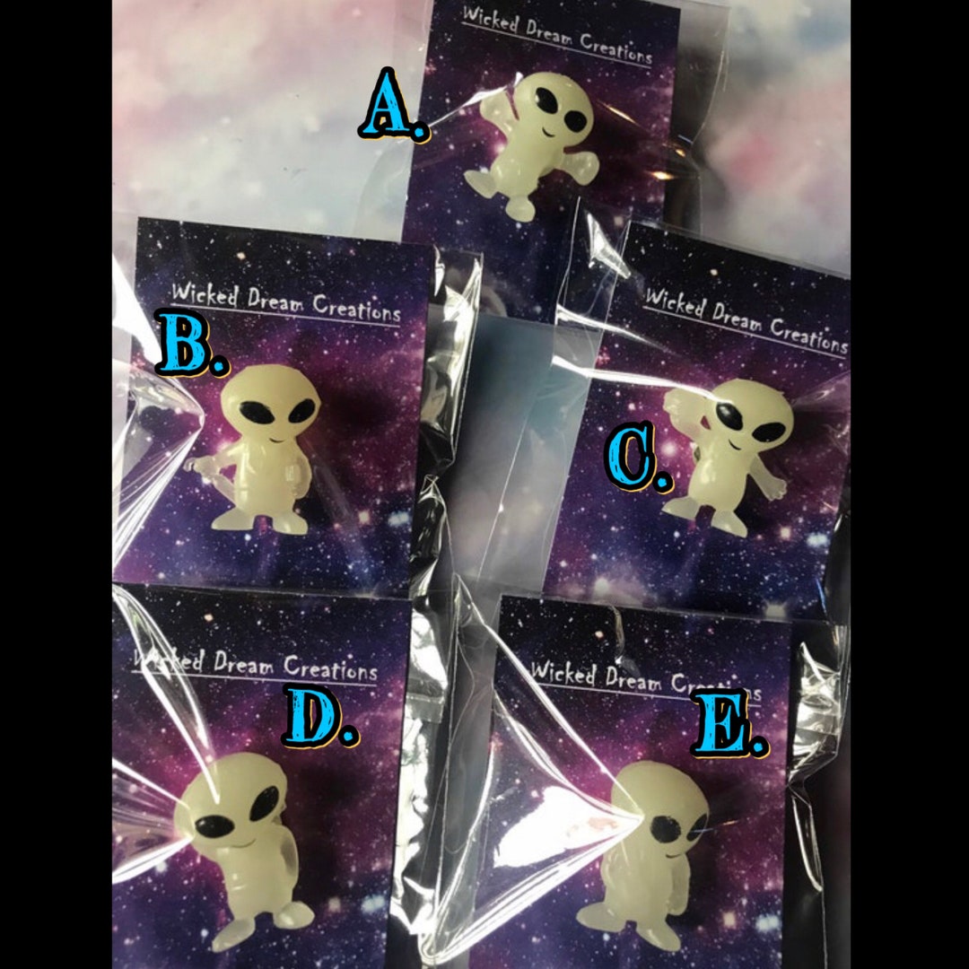 Glow in the Dark Alien Hat Pins. Free Shipping - Etsy