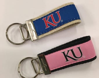 University of North Carolina UNC licensed web key chain | Etsy