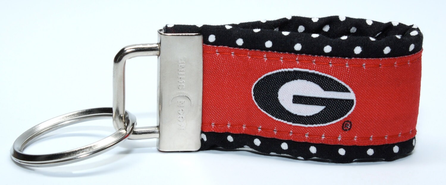University of Georgia Bulldogs Web Key Chains | Etsy