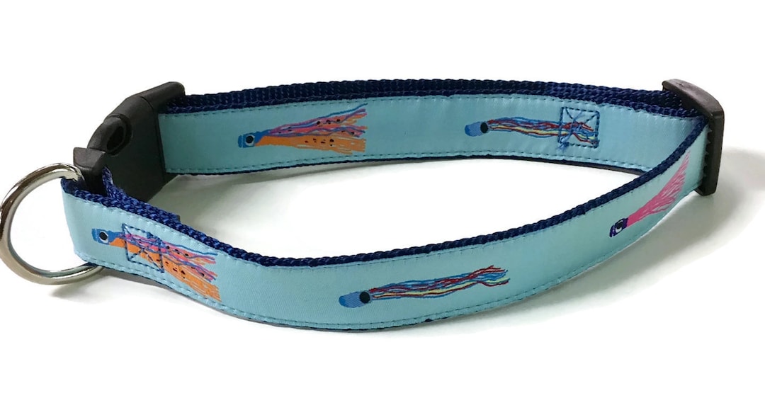 Saltwater Lures Dog Collar - Etsy