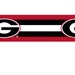 University of Georgia UGA Ribbon Belt With Cotton Web With Leather Belt ...