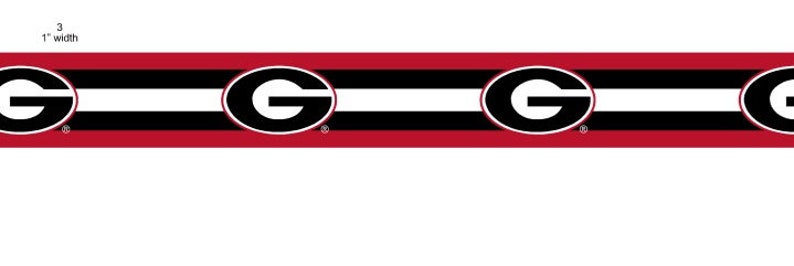 University of Georgia UGA Ribbon Belt With Cotton Web With - Etsy