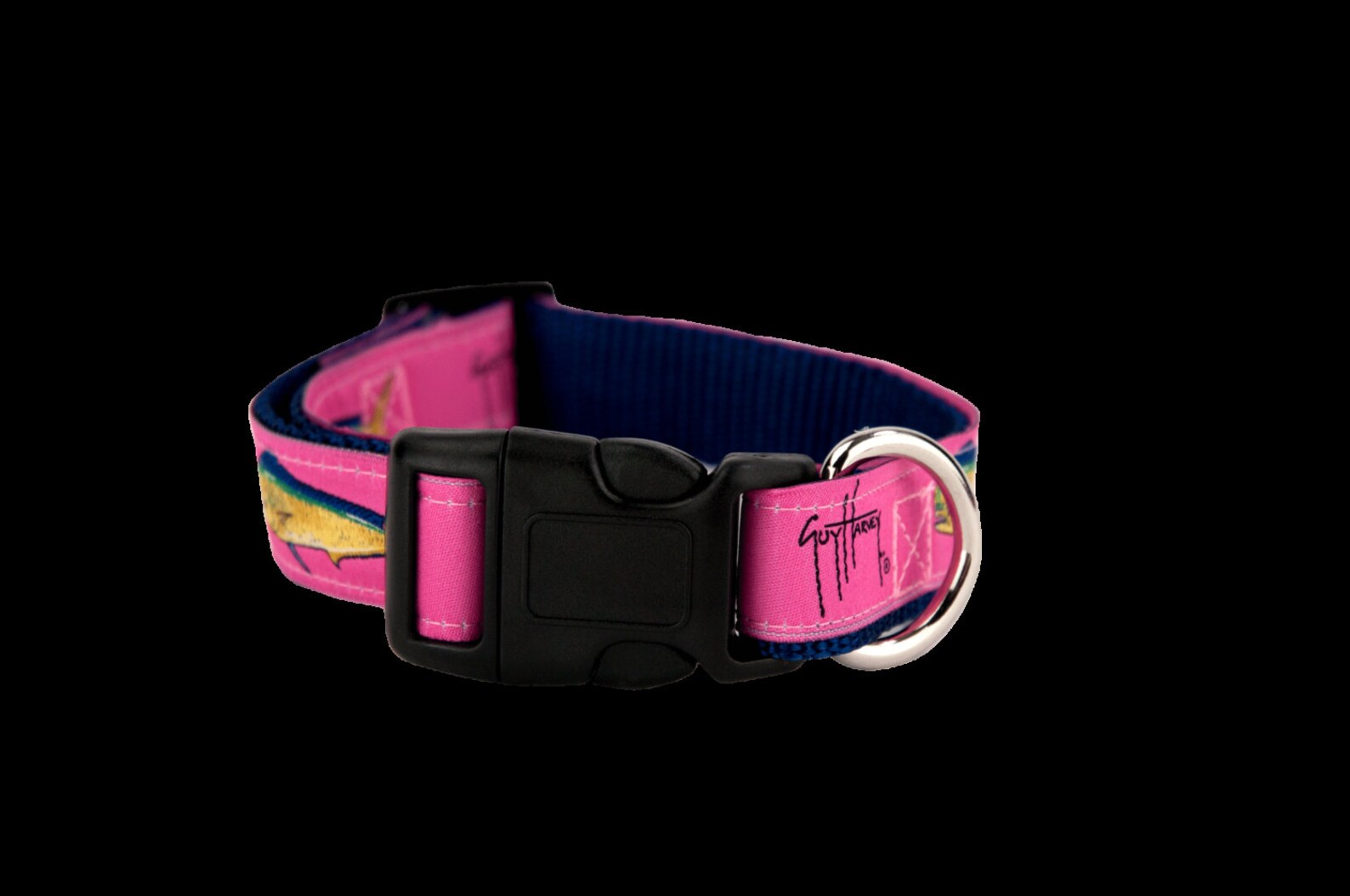 Guy Harvey Bull Dolphin Dog Collars- From Navy, Pink & Seaform - Etsy