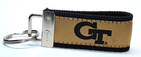 Georgia Tech Web Key Chain | Etsy