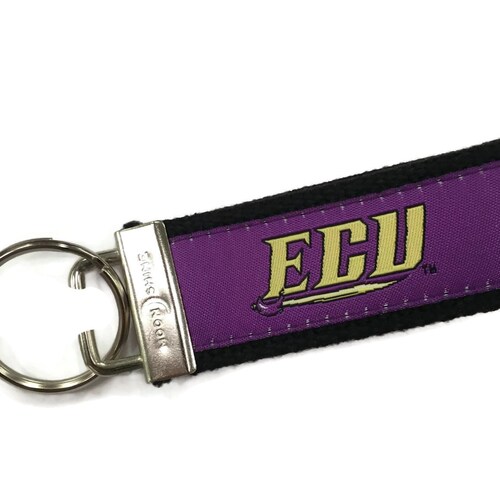 ECU East Carolina University Licensed Web Key Chain - Etsy