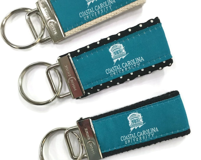 Coastal Carolina University Web Key Chain - Etsy