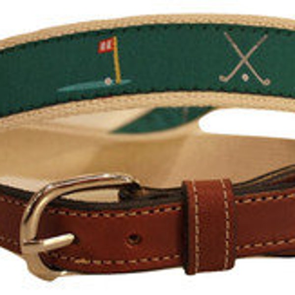 Mens Ribbon Golf Belt - Etsy