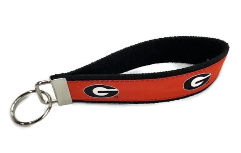 University of Georgia Bulldogs Wrislet Keychain | Etsy