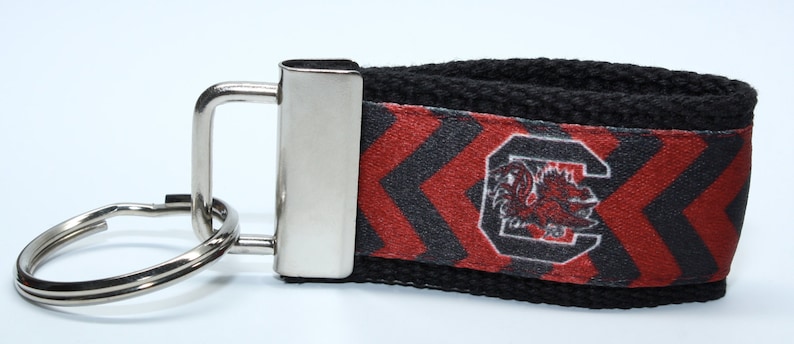 South Carolina University USC Web Key Chains | Etsy